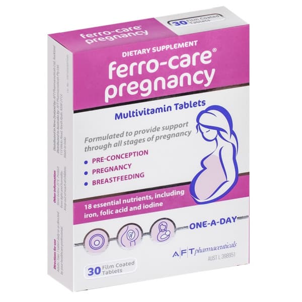 Buy Ferro Tab Pregnancy and Breast Feeding 30 Tablets Online