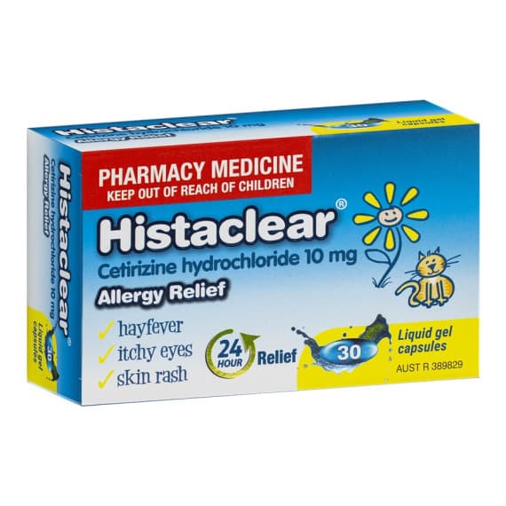 Buy Histaclear Allergy Relief 30 Liquid Gel Capsules Online