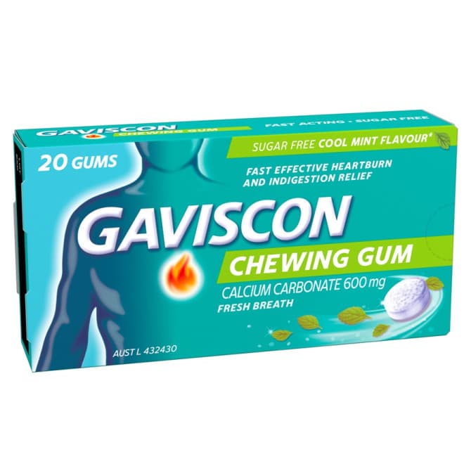 Buy Gaviscon Chewing Gum Cool Mint Online Chempro Online