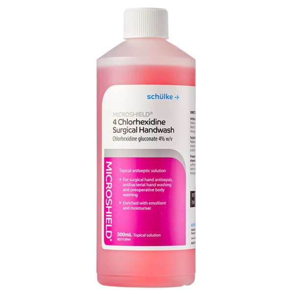 Buy Microshield 4 Percent Chlorhexidine Surgical Handwash 500ml Online