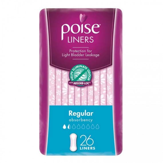 Buy Poise Liners Regular 26 Pack Online | Chempro Chemists
