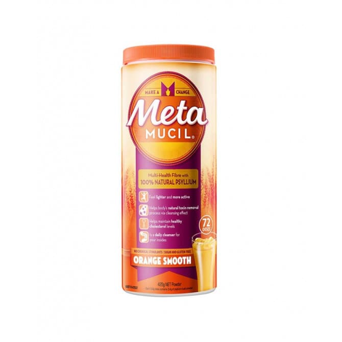Buy Metamucil Orange Smooth Fibre Powder 72 Doses 425g Online