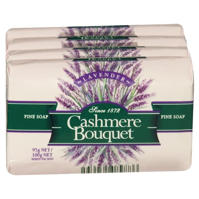 Buy Cashmere Bouquet Soap 4 Pack Lavender Online | Chempro Chemists