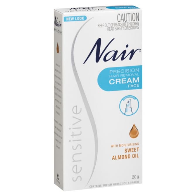 Buy Nair Sensitive Precision Facial Hair Remover Cream 20g Online ...