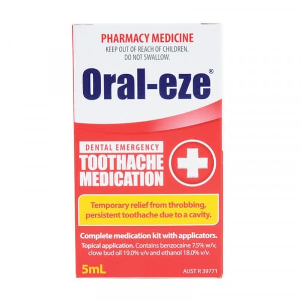 Buy Oral Eze Toothache Medication 5ml Online | Chempro Chemists