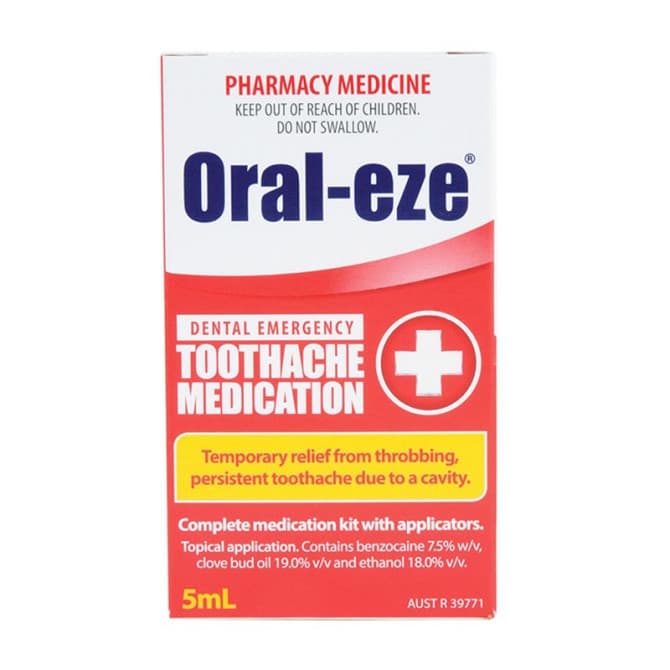Buy Oral Eze Toothache Medication 5ml Online | Chempro Chemists