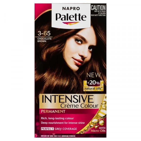 Buy Napro Palette Permanent Hair Colour 3-65 Chocolate Brown Online ...