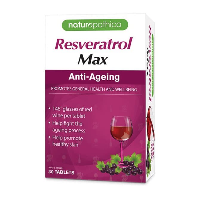 Buy Naturopathica Resveratrol Max 30 Tablets Online | Chempro Chemists