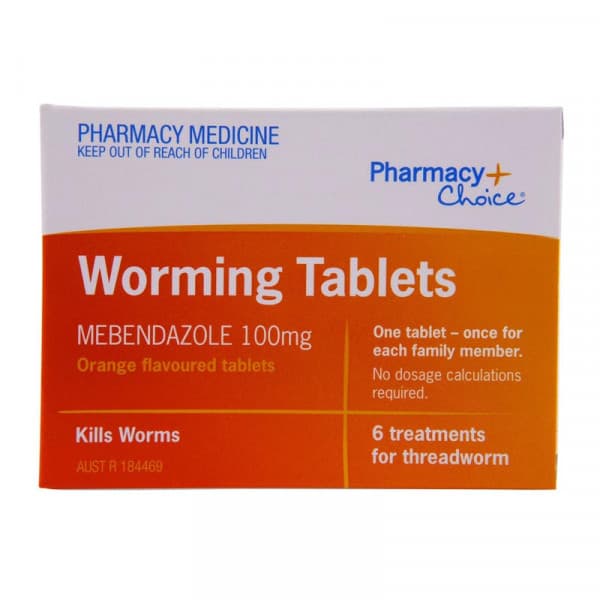 Buy Pharmacy Choice Worming Tabs 6 Online