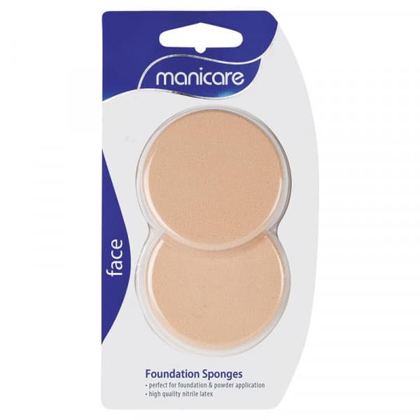 Buy Manicare Foundation Sponges Compact Latex 2 Pack Online | Chempro ...