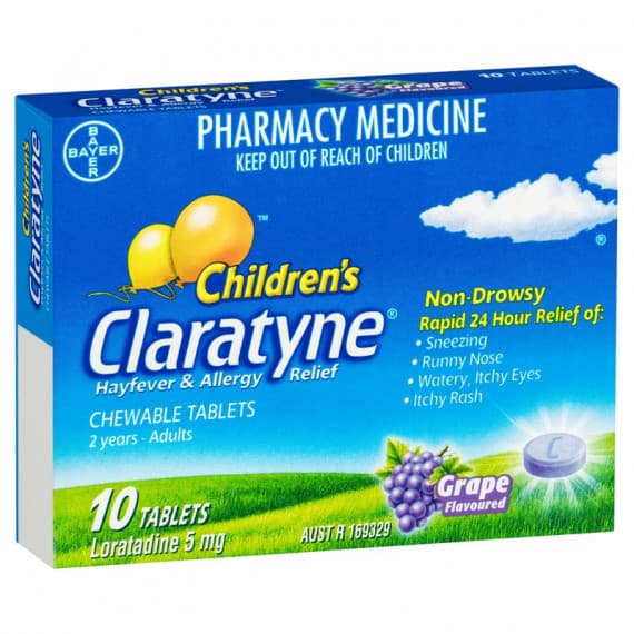 Buy Claratyne Childrens 10 Chewable Tablets Online
