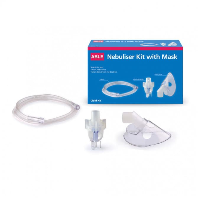 Buy Able Nebuliser Kit with Child Mask Online | Chempro Chemists