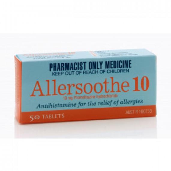 Buy Allersoothe 10mg Tablets 50 (S3) Online