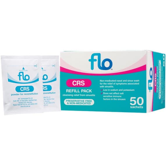 Buy FLO CRS Refill 50 Sachets Online | Chempro Chemists