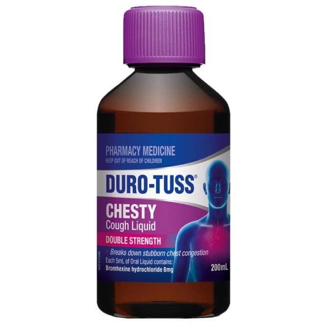 Buy Durotuss Double Strength Chesty Cough Liquid 200ml Online