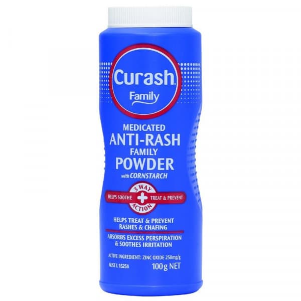 Buy Curash Family Medicated Anti-Rash Powder 100g Online | Chempro Chemists
