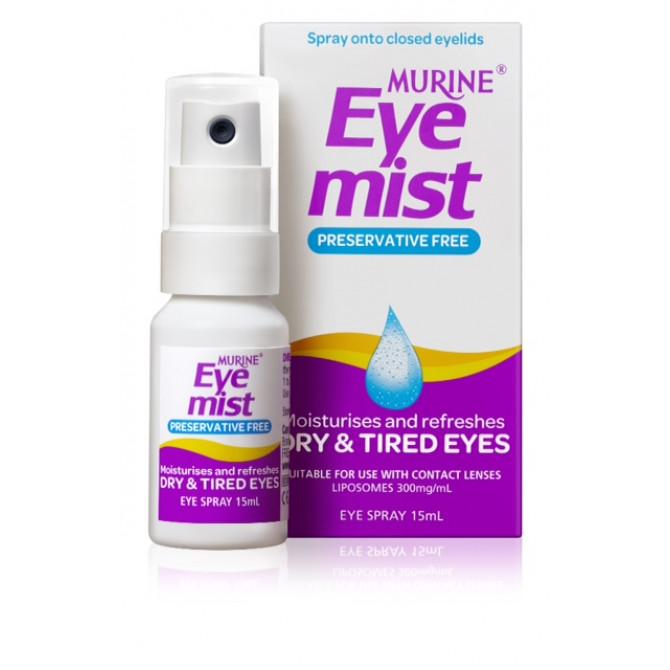 Buy Murine Eye Mist Dry & Tired Eye Spray 15ml Online | Chempro Chemists