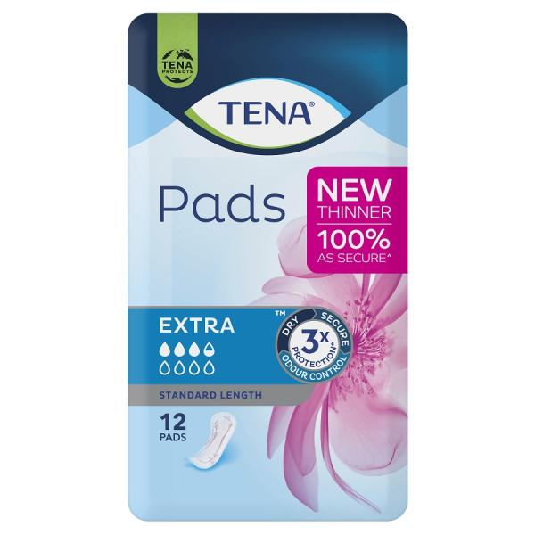 Buy Tena Pads Extra Standard Length 12 Pack Online | Chempro Chemists