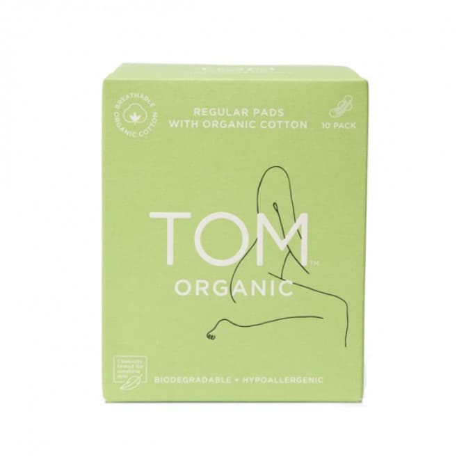 Buy TOM Organic Regular Ultra Thin Pads Day Wings 10 Pack Online ...