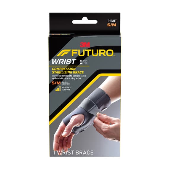 Buy Futuro Wrist Compression Stabiliser Brace Right Hand Small / Medium ...