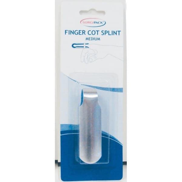 Buy Surgipack Finger Cot Splint Medium 6476 Online | Chempro Chemists
