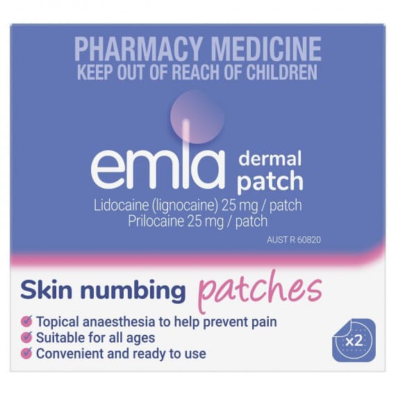 Buy Emla 5 Percent Patch 2 Patches Online