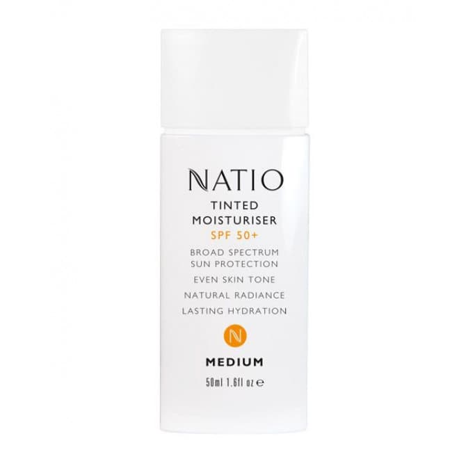 Buy Natio Tinted Moisturiser SPF 50+ Medium 50ml Online | Chempro Chemists