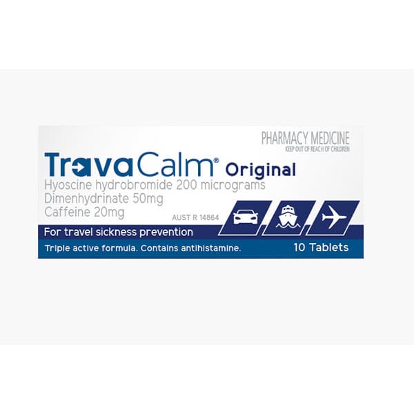 Buy TravaCalm Original 10 Tablets Online