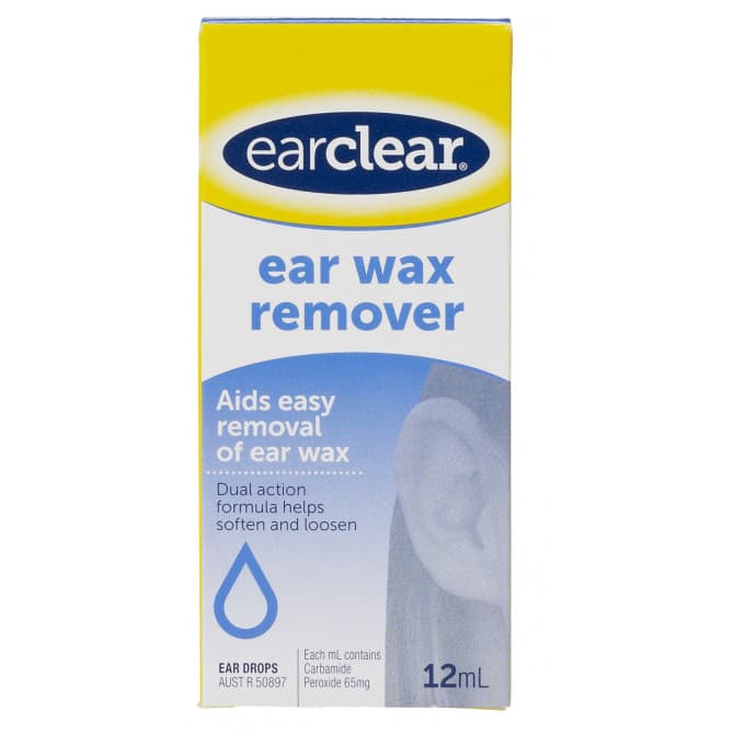 Buy Ear Clear Ear Wax Removal Drops 12ml Online