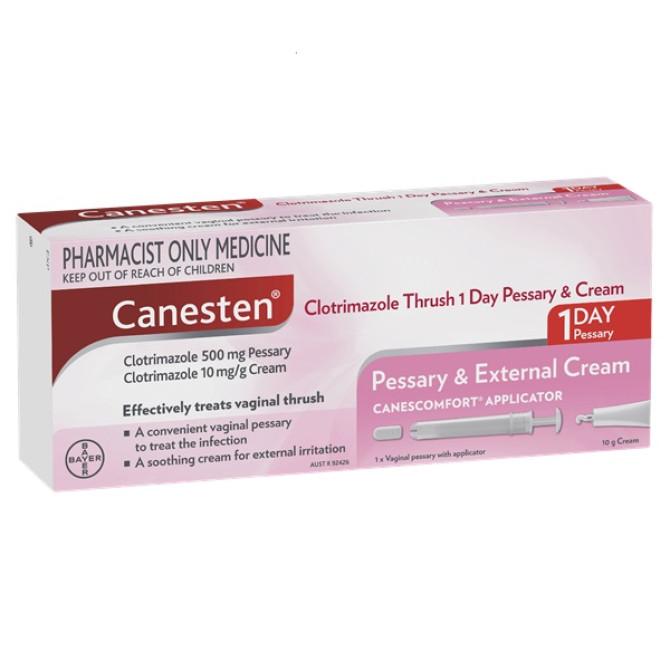 Buy Canesten Vag Once Pessary Plus Cream Online