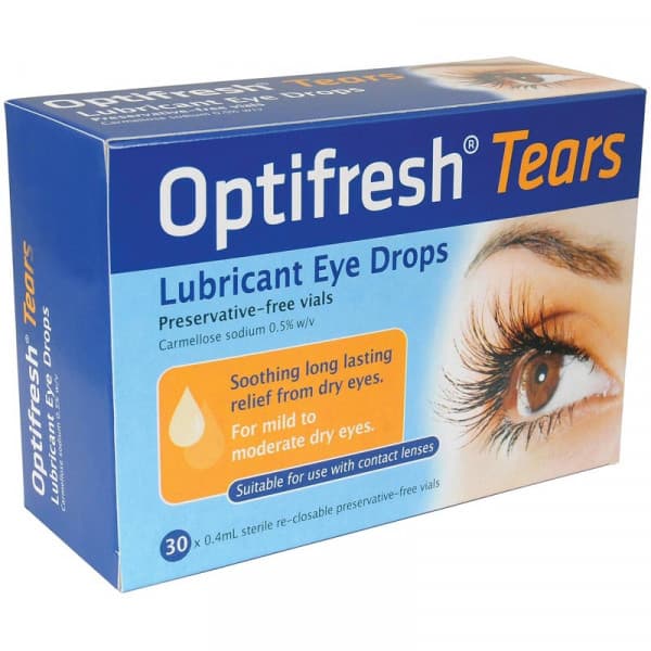 Buy Optifresh Tears Lubricant Eye Drops 30 x 0.4ml Online | Chempro ...