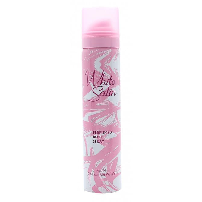 Buy White Satin Perfumed Body Spray 75ml Online