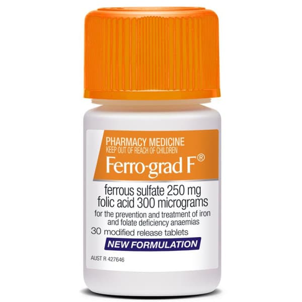 Buy Ferro Grad F PR 250/0.3mg 30 Tablets Online