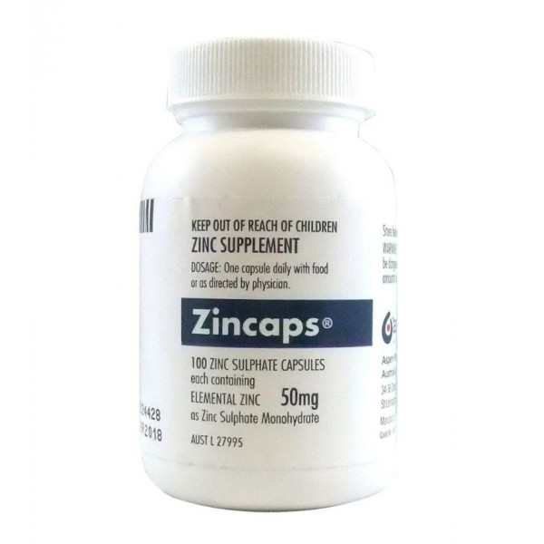 Buy Zincaps 100 Capsules Online | Chempro Chemists