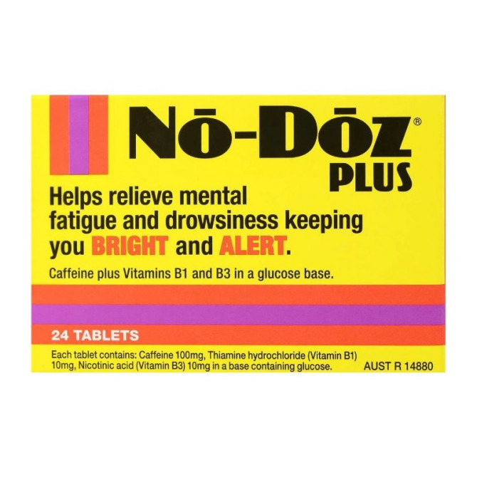 Buy No-Doz Plus 24 Tablets Online | Chempro Chemists
