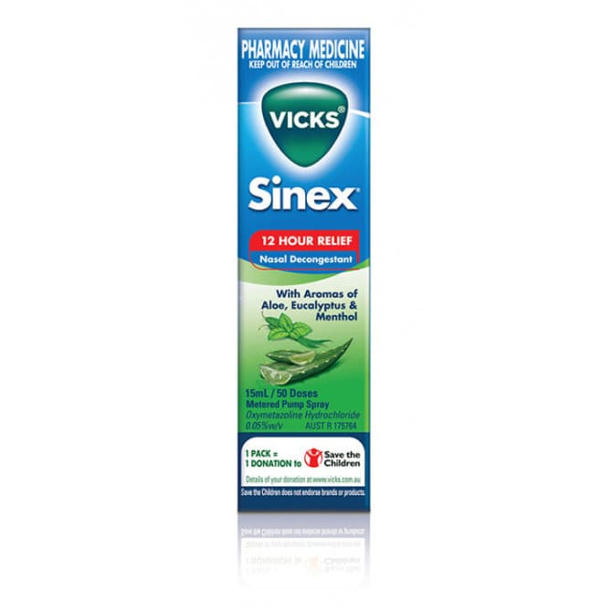 Buy Vicks Sinex Nasal Decongestant Online Chempro Online