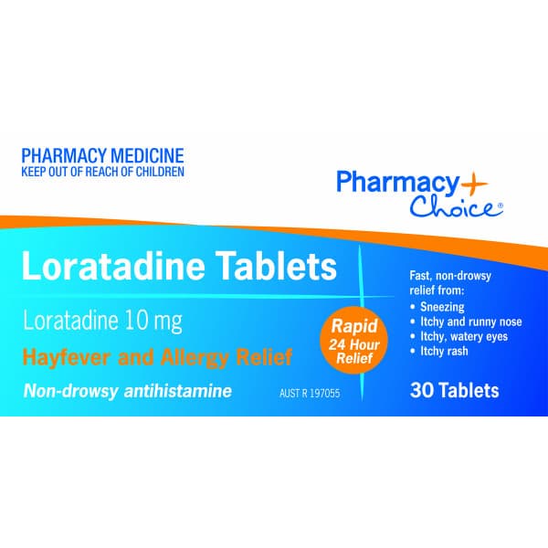 Buy Pharmacy Choice Loratadine 30 Tablets Online | Chempro Chemists
