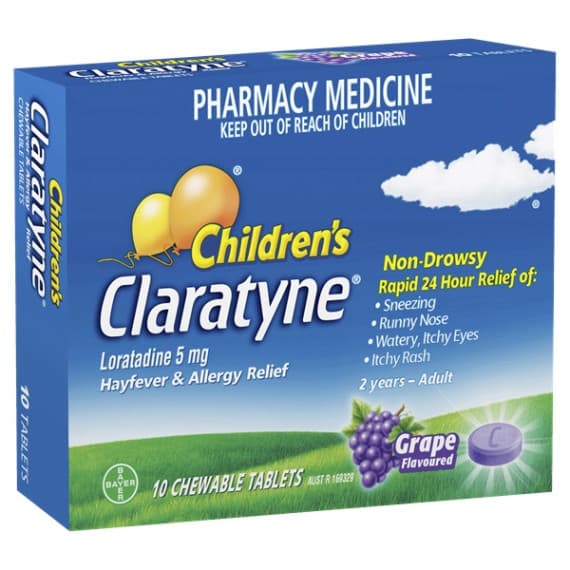Buy Claratyne Childrens 10 Chewable Tablets Online