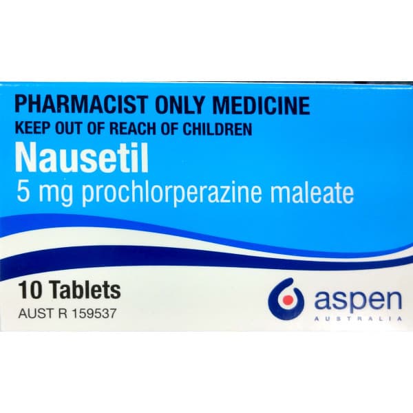 Buy Nausetil 10 Tablets 5mg S3 Online