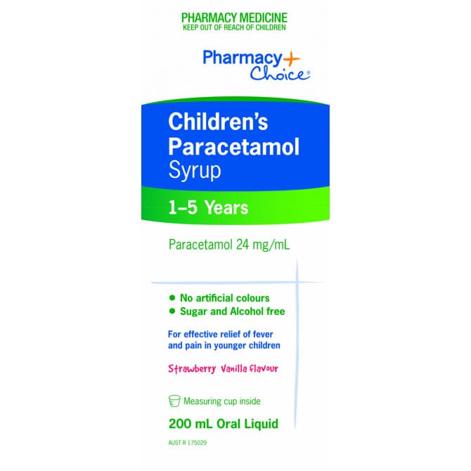 Buy Pharmacy Choice Children Paracetamol 1 To 5 Years 200ml Online ...