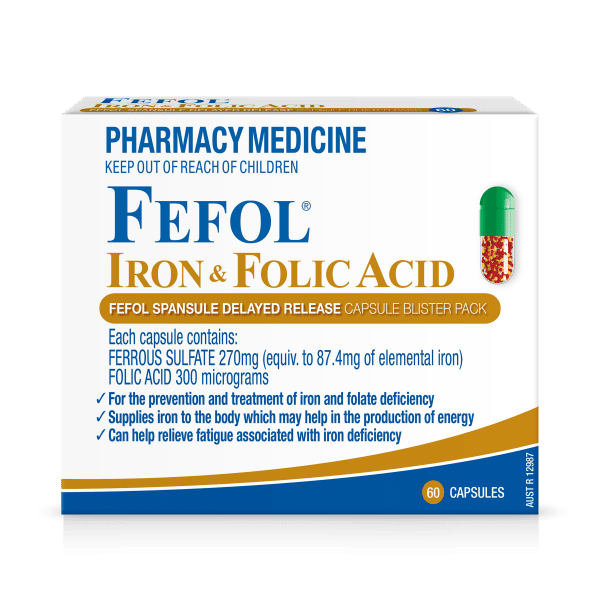 Buy Fefol 60 Capsules Online | Chempro Chemists