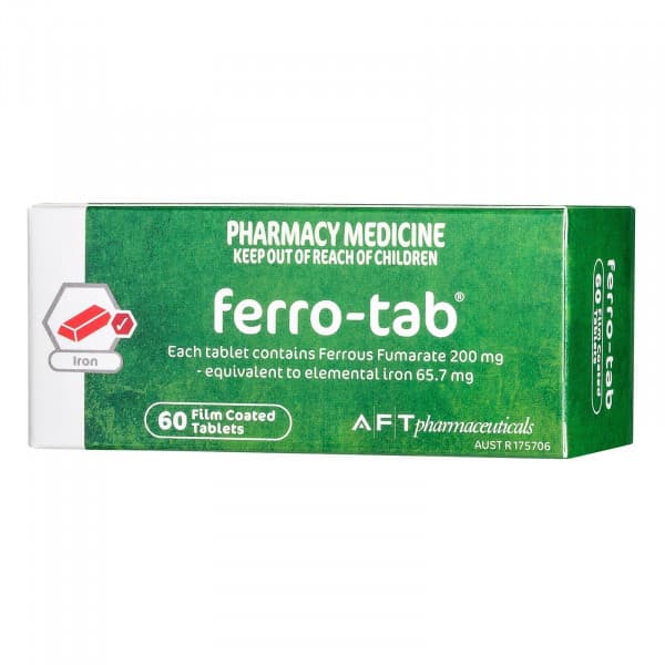 Buy Ferro Tab 200mg 60 Tablets Online