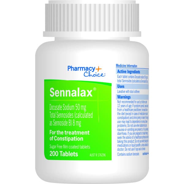 Buy Pharmacy Choice Sennalax 200 Tablets Online | Chempro Chemists