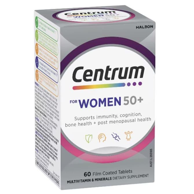 Buy Centrum For Women 50+ 60 Tablets Online | Chempro Chemists