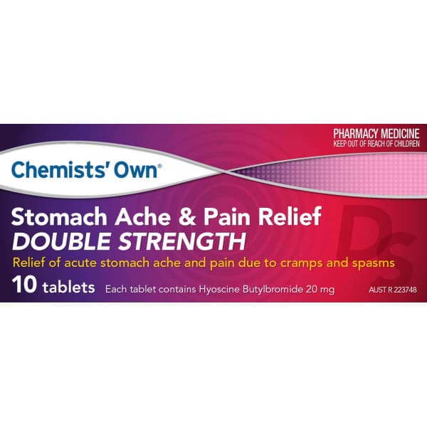 Buy Chemists Own Stomach Ache And Pain Relief Double Strength 20mg 10 ...