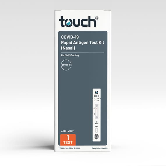 Buy TouchBio COVID 19 Rapid Antigen Test Nasal 1 Test Kit Online