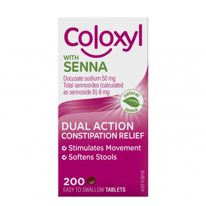 Buy Coloxyl With Senna 200 Tablets Online | Chempro Chemists