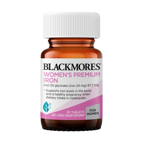 Buy Blackmores Womens Premium Iron 30 Tablets Online