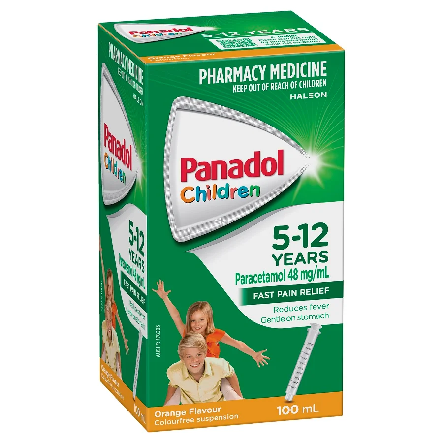 Buy Panadol Children 5 to 12 Years Suspension Fever And Pain Relief ...
