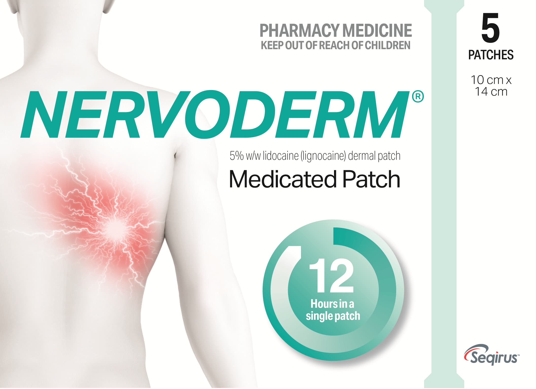 Buy Nervoderm Medicated Patch 5 Pack Online | Chempro Chemists